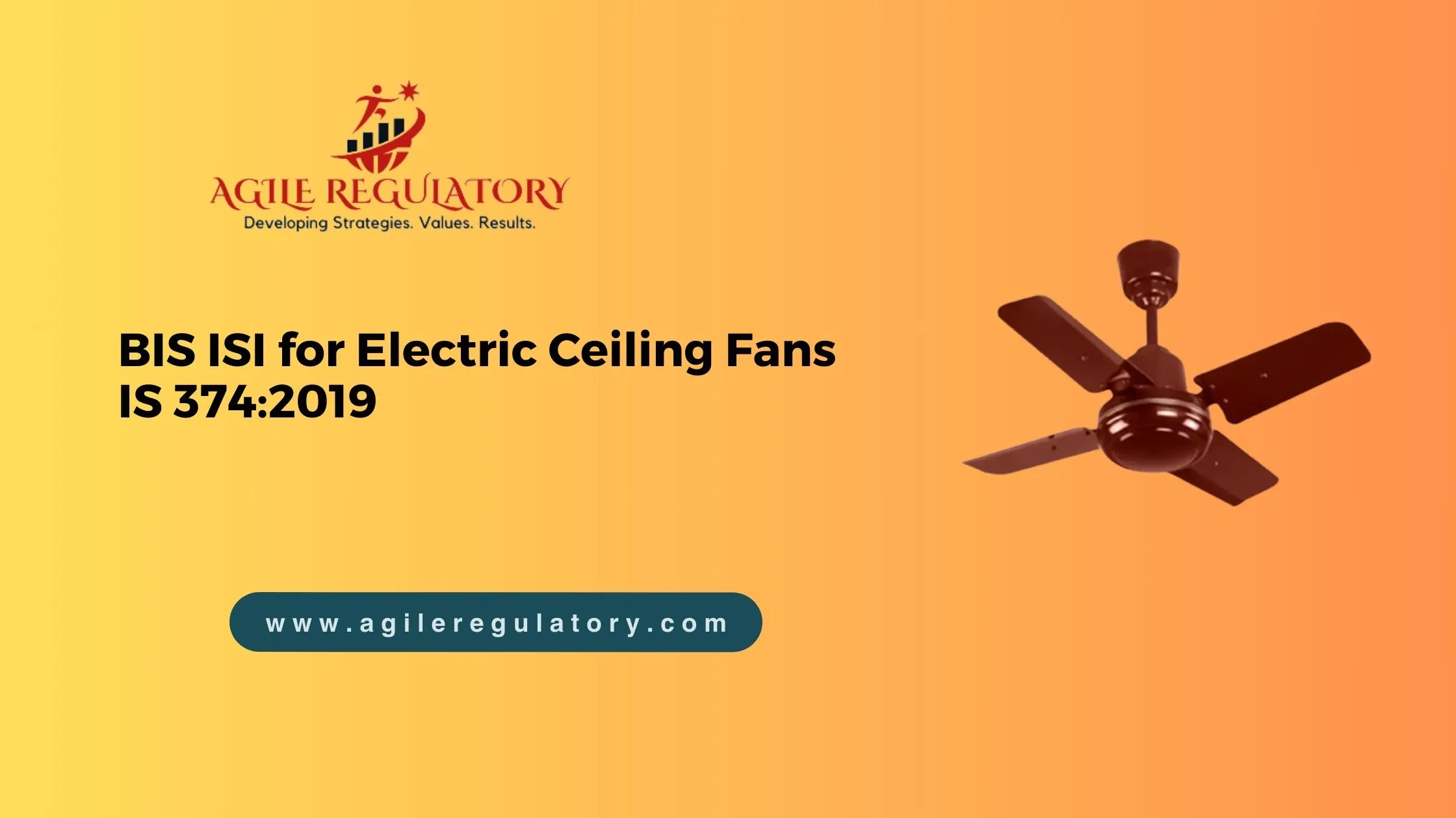 BIS ISI Certificate/Registration for Electric Ceiling Fans IS 374:2019